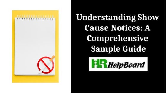 show-cause-notice-sample , Show Cause Notice Format | PPTX