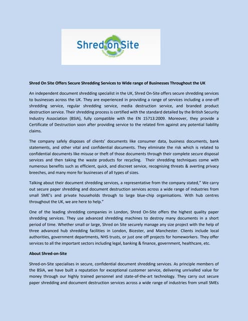 Shred Paper | DOCX