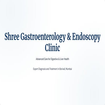 Comprehensive Gastroenterology & Endoscopy Care by Dr. Ravindra Surude ...