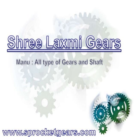 sprocket geaers manufacturer | PPT