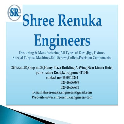 Shree Renuka Engineers in Pune | PPTX