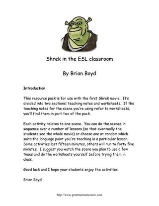 Shrek script[1] | PDF