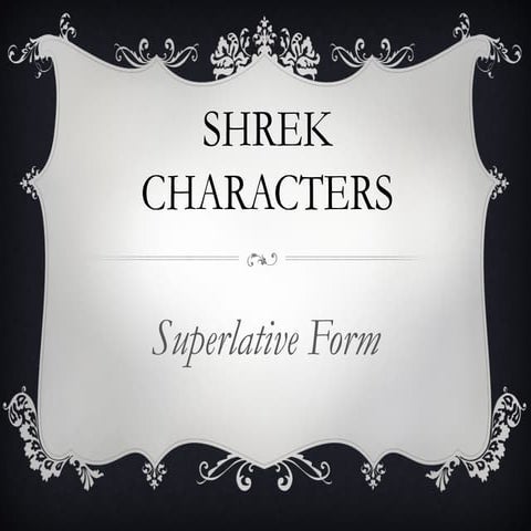 Shrek characters | PPT