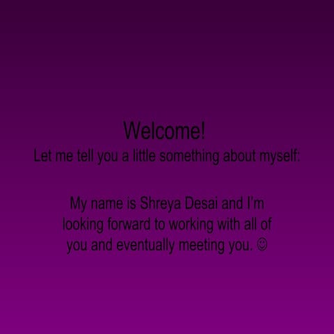 Shreya introduction | PPT