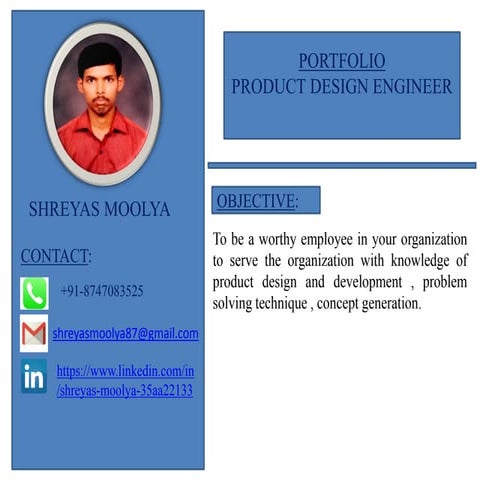 Product Design Engineer-Shreyas Moolya - Portfolio | PDF
