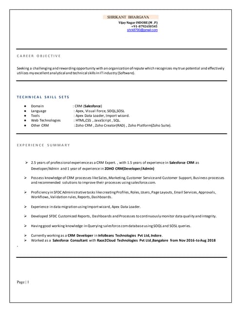 MANJULA RESUME | PDF