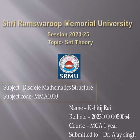 Shri Ramswaroop Memorial University.pptx