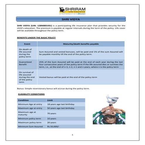 Shri vidya shriram life | PDF | Motor Insurance | Insurance