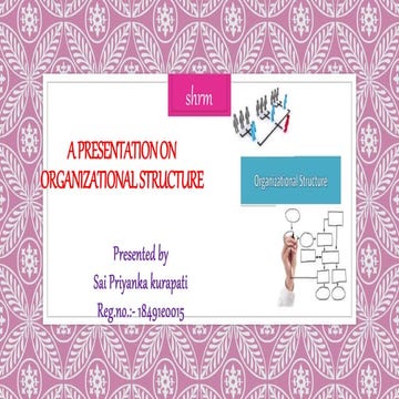 A Presentation on Organizational Structures | PPTX