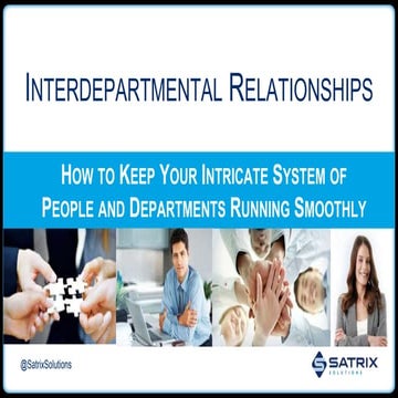 AZSHRM - Interdepartmental Relationships - Keep People and Departments ...