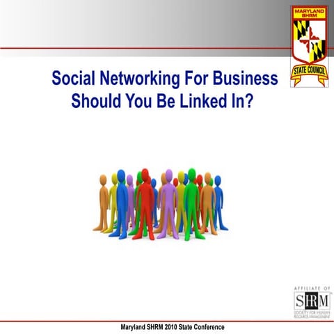 Shrm Social Networking Presentation | KEY | Social Networking | Internet