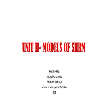 The Michigan model | PPTX