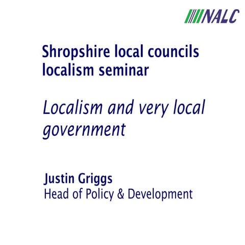 Localism & very local government | PPT