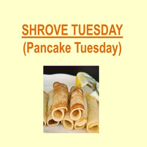 Shrove Tuesday | PPTX