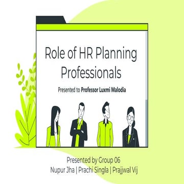 Role of HRP Professional | PPTX
