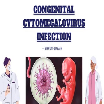 Congenital CMV Infection: Causes, Symptoms, and Treatment | PDF