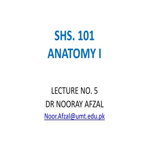 Shs.101 lec 05 nooray | PPTX