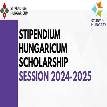 Stipendium Hungarian scholarship Details for Application | PPTX