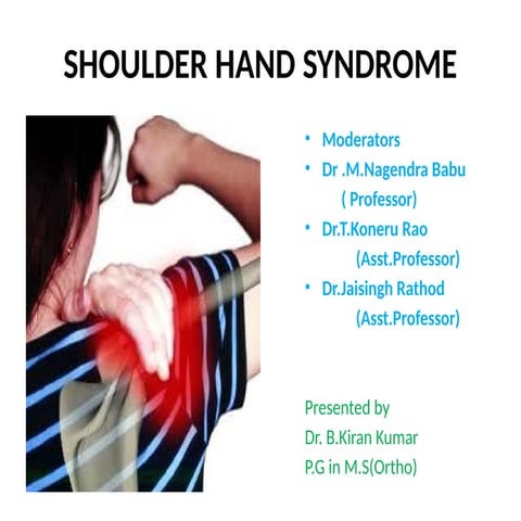 Shoulder hand Syndrome in ortho bkk.pptx