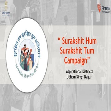 Surakshit Hum Surakshit Tum Abhiyan - Aan Charitable Trust | PPT