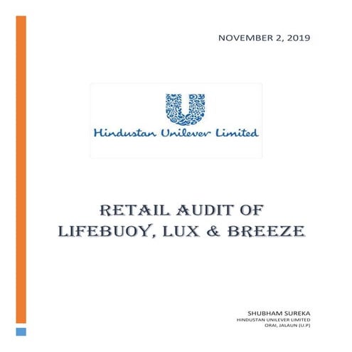 Retail Audit of Lux, Lifebuoy & Breeze | PDF