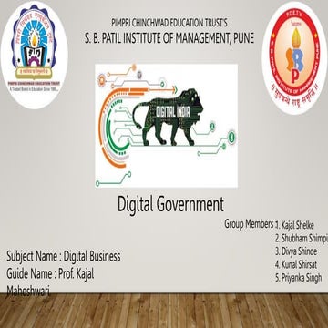 e-Government introduction | PPT