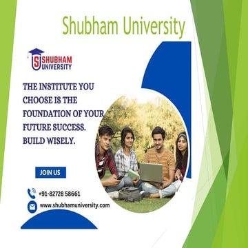 Bhopal's Finest: The Best University Hub | PPTX