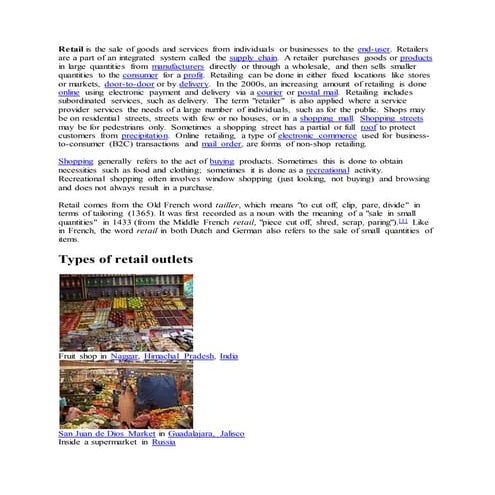 Mini Market & Convenience Store Definition | PDF