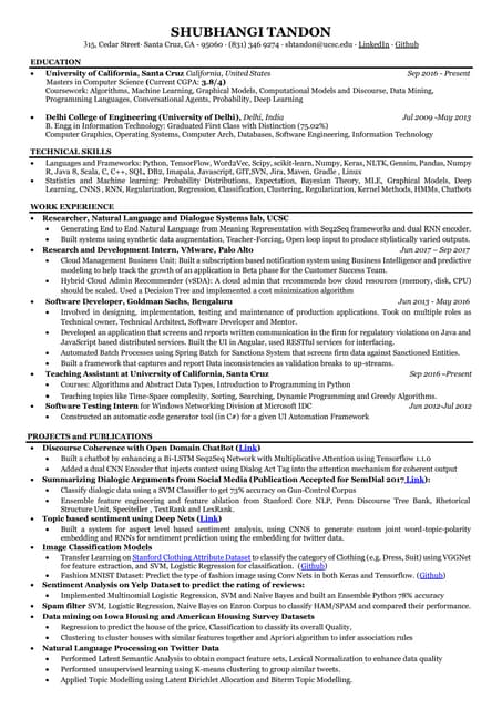 CV_ColleenChen_2015 | PDF | Computer Networking | Computing