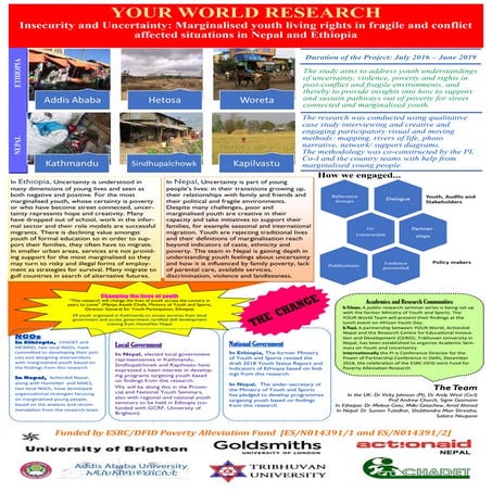 Power of Partnership conference: Poster (Your World Research) | PDF