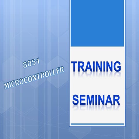 8051 Microcontroller Pptx Programming Languages Computing 2638