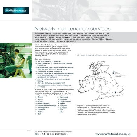 Shuffle IT Solutions - Network Maintenance v1 | PDF