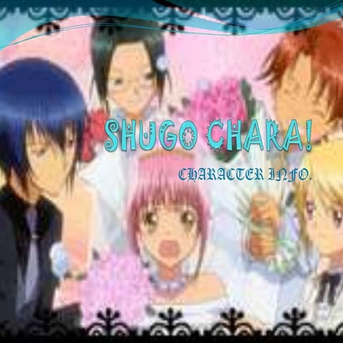 Shugo Chara!--character info. | PPTX