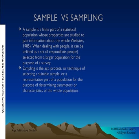 sampling | PPT