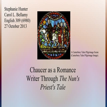 The Nuns Priest Tale | PPT