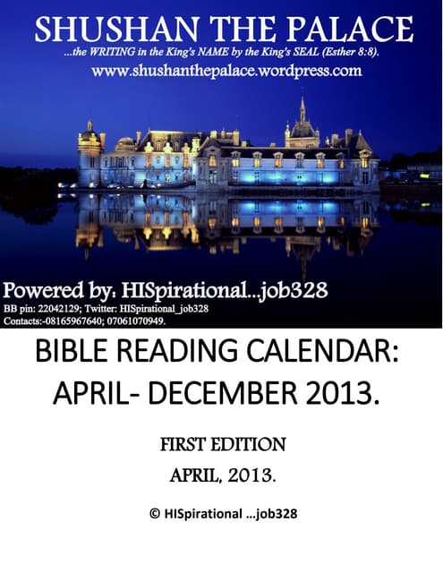King James Bible with the Apocrypha - 4 Months Reading Plan.pdf