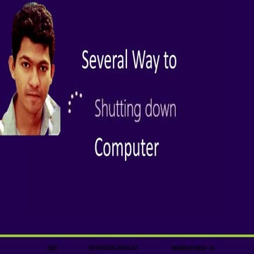 Shutdown Computer Tricks Pptx Operating Systems Computer Software 0569