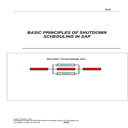 Scheduled Shutdown Maintenance | PPT