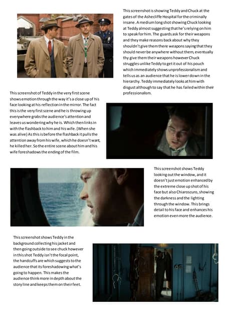 Shutter island analyse2 | DOCX | Movies | Entertainment