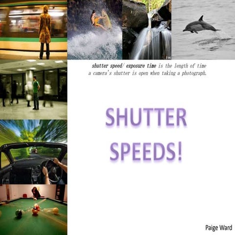 Shutter speeds | PPT