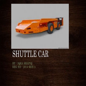 Shuttle car | PPTX