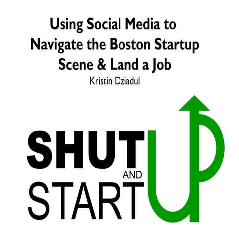 How to Use Social Media to Navigate the Startup Scene and Land a Lob | PPT