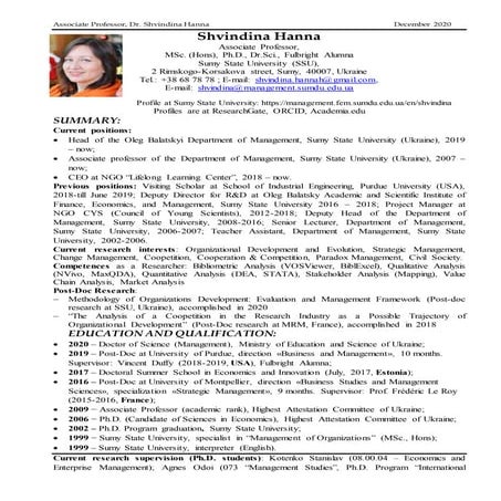 Shvindina hanna cv 2017_2 | PDF