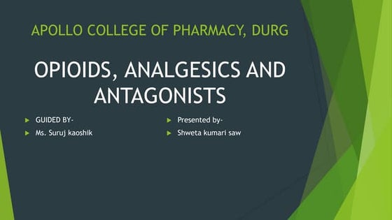 Narcotic analgesics | PPT