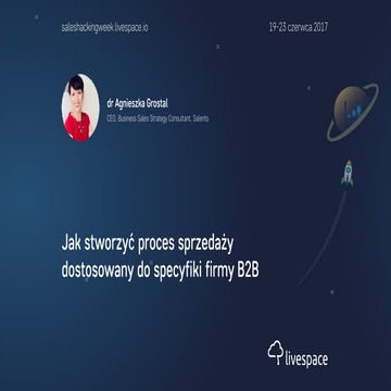 Jak stworzyć proces sprzedaży dostosowany do specyfiki firmy B2B | PDF