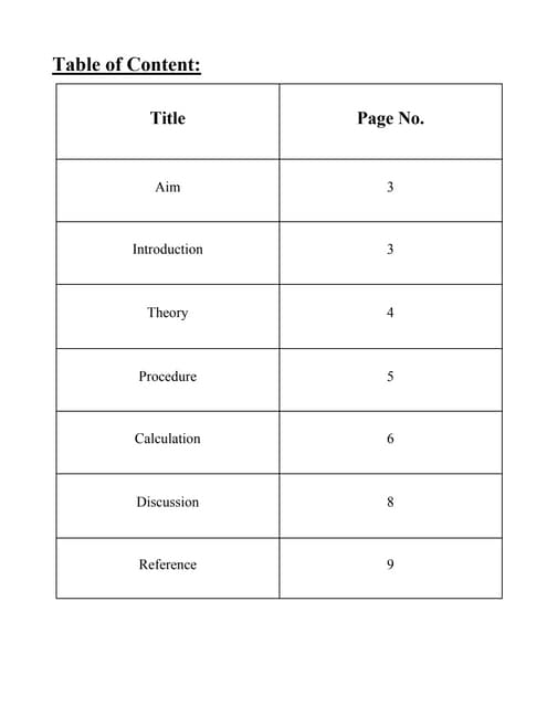 Fluid Mechanic Lab - Reynold's Number Experiment | PDF