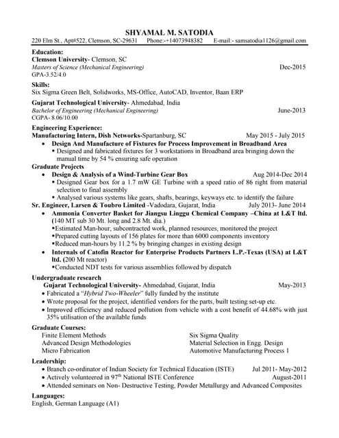 Babu resume. | PDF | Business | Business and Finance