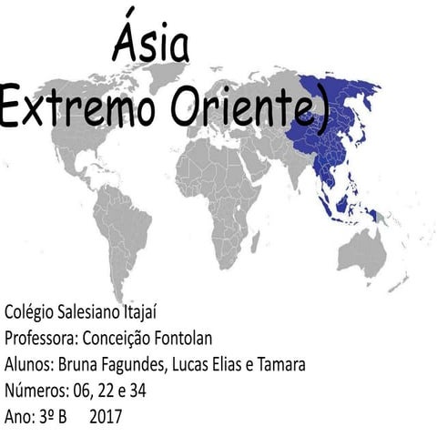 ÁSIA : EXTREMO ORIENTE | PPT