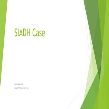 Severe Hyponatremia, SIADH, and Pericardiac Effusion as Initial ...