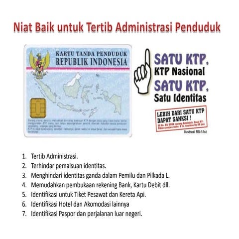 Sistem Informasi Administrasi Kependudukan e-KTP | PPTX